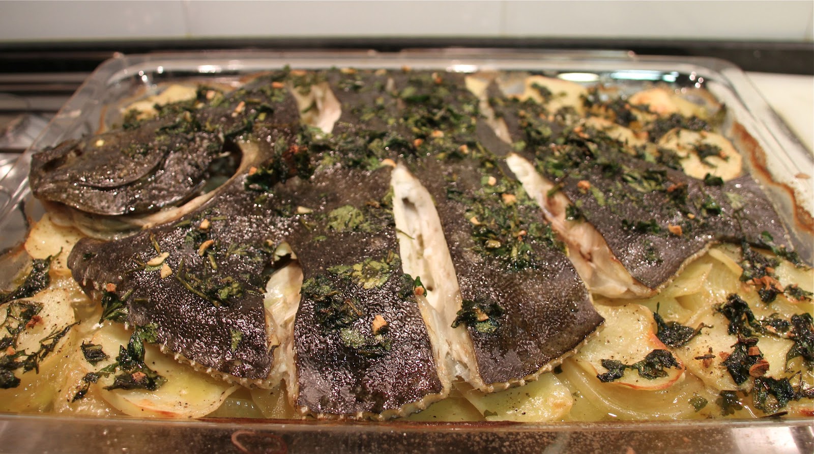 RODABALLO AL HORNO Y... SECRETO DEL BLOG