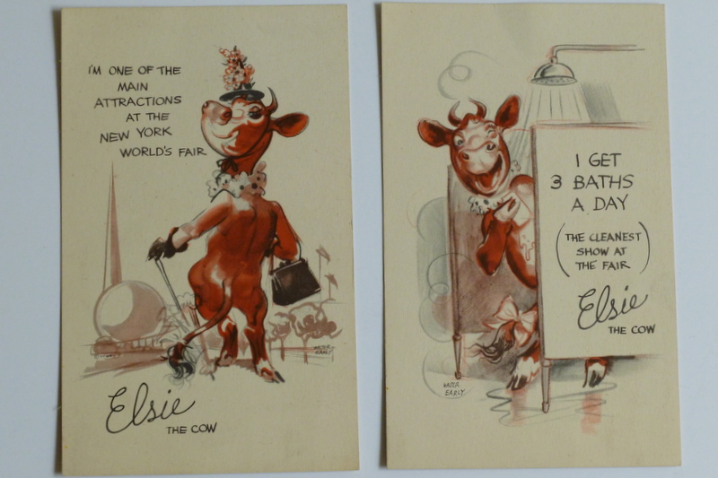 The Iconic Muse: Cow Appreciation Day: Elsie and Elmer
