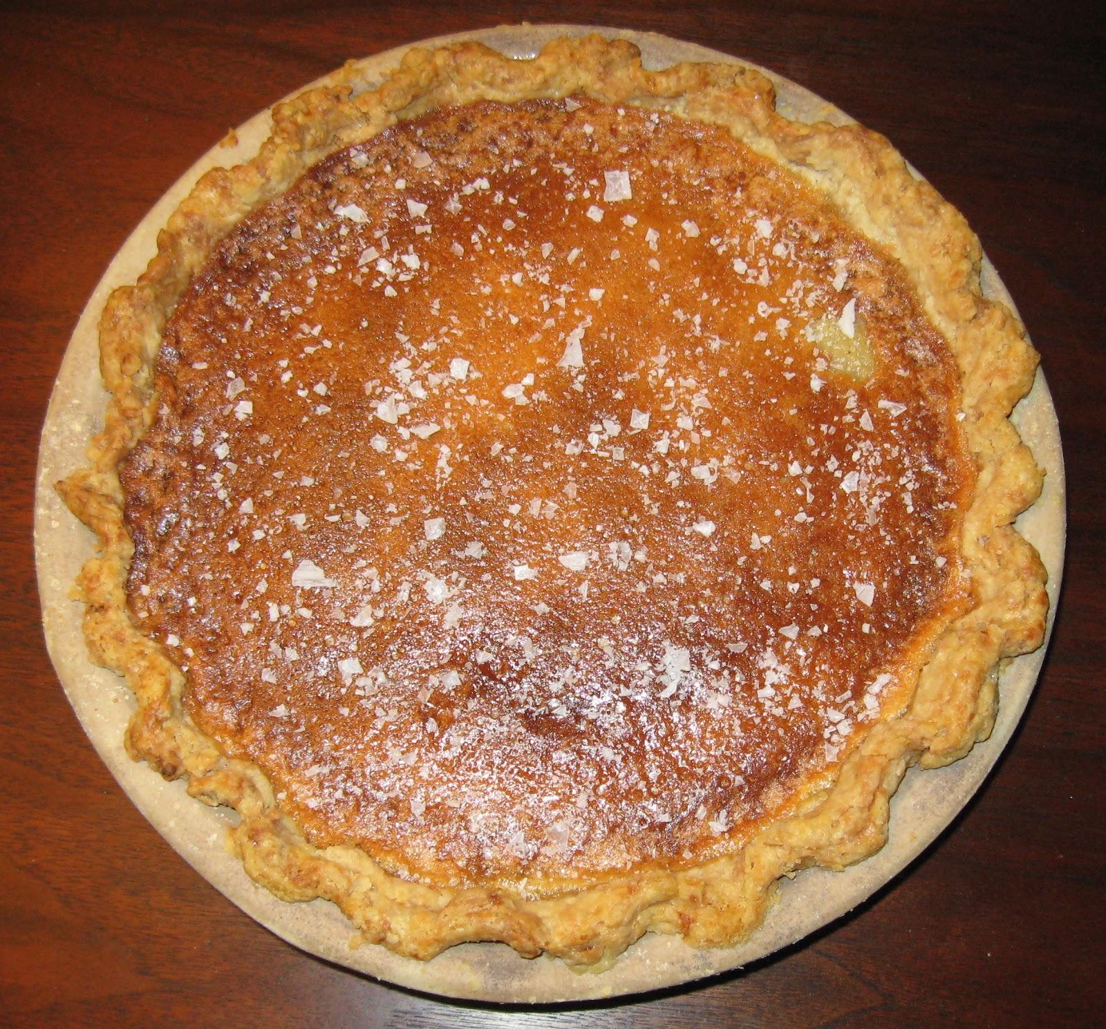 Pie-Curious: Weekly Pies: Night of two Pies, part 1: Salty Honey Pie