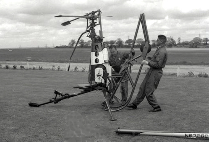 nhungdoicanh: Hiller ROE-1 Rotorcycle