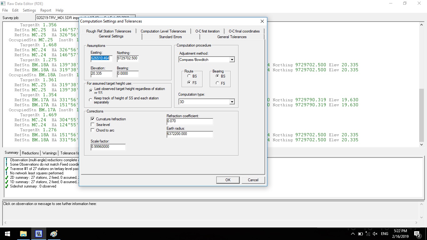 Linux , Java, DimCon & Surveyor Activities: Terramodel - Raw Data ...