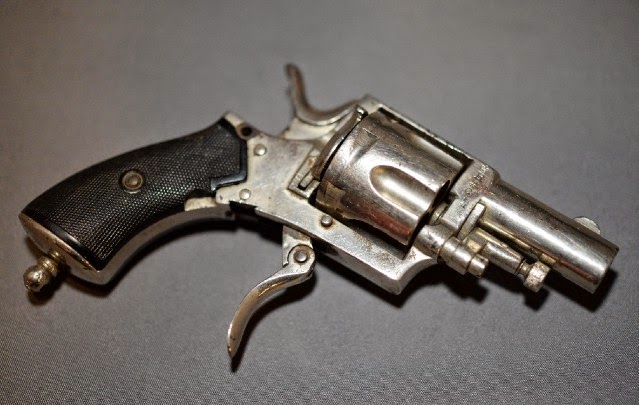 Rarities And Relics: Antique folding trigger 32 Revolver Liege Belgium