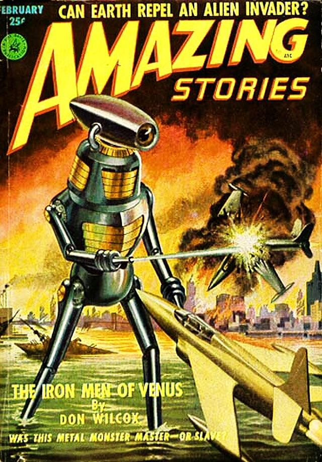 Philosophy of Science Portal: Some book and pulp covers featuring robots