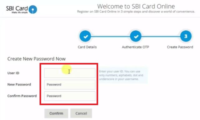 How to activate SBI credit card online?