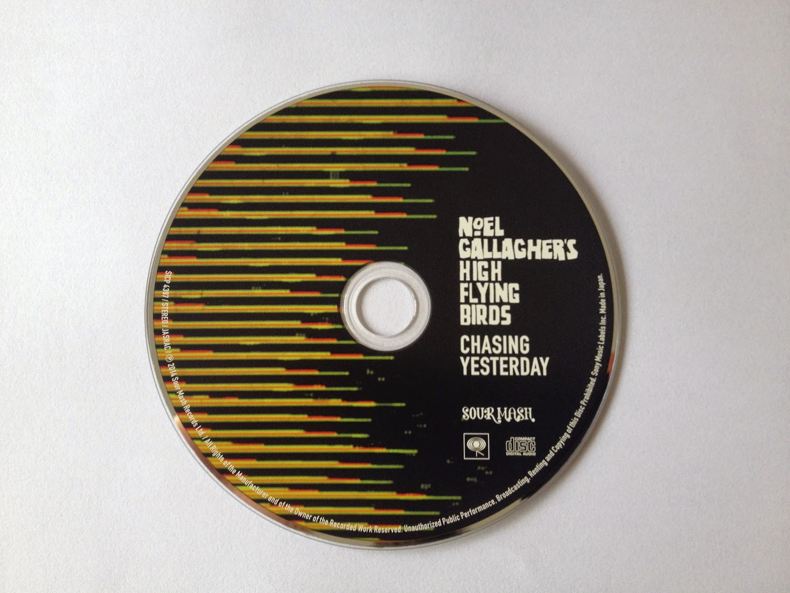 High Flying Birds Collector: Album - Chasing Yesterday (Japan)