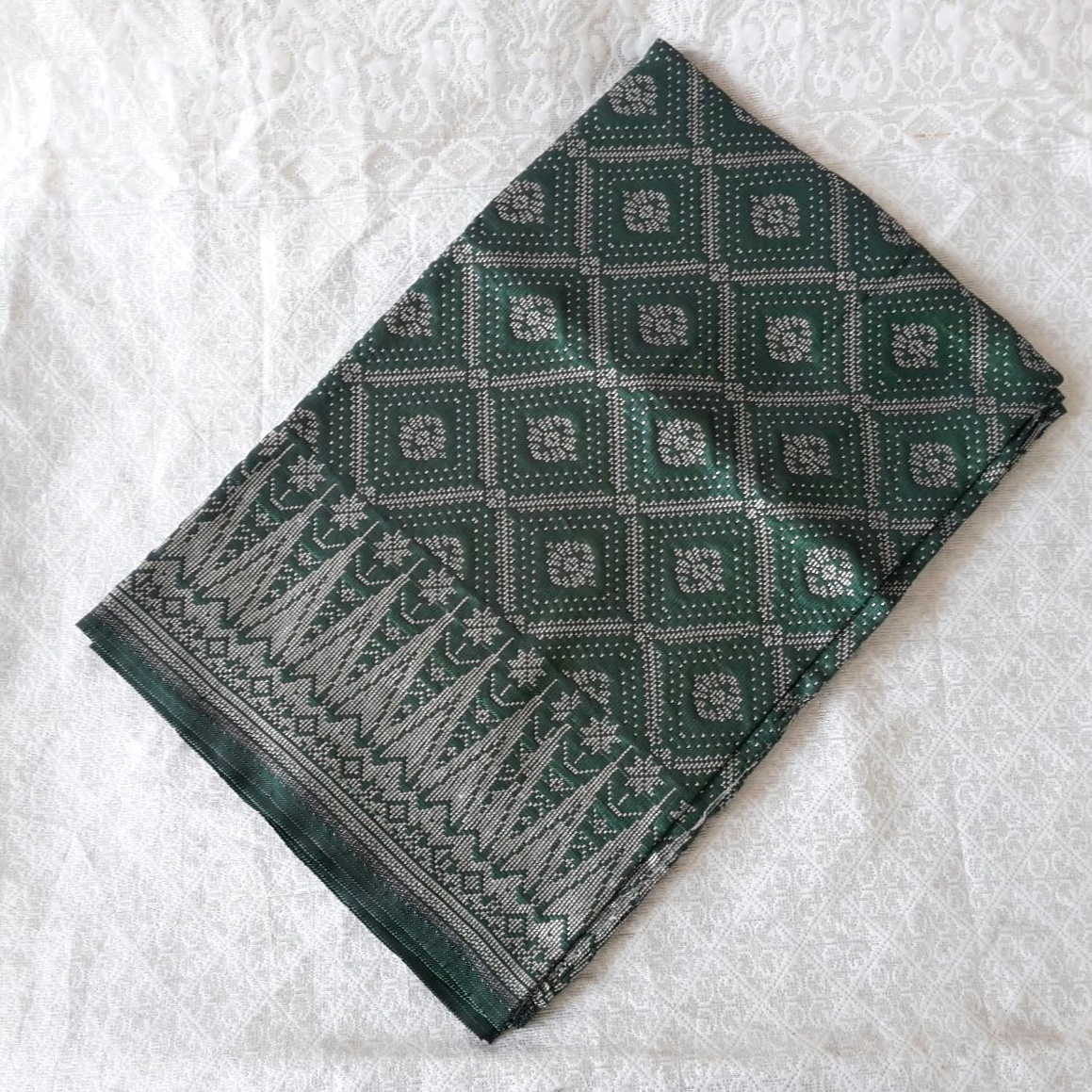 Sampin Songket Emerald Green