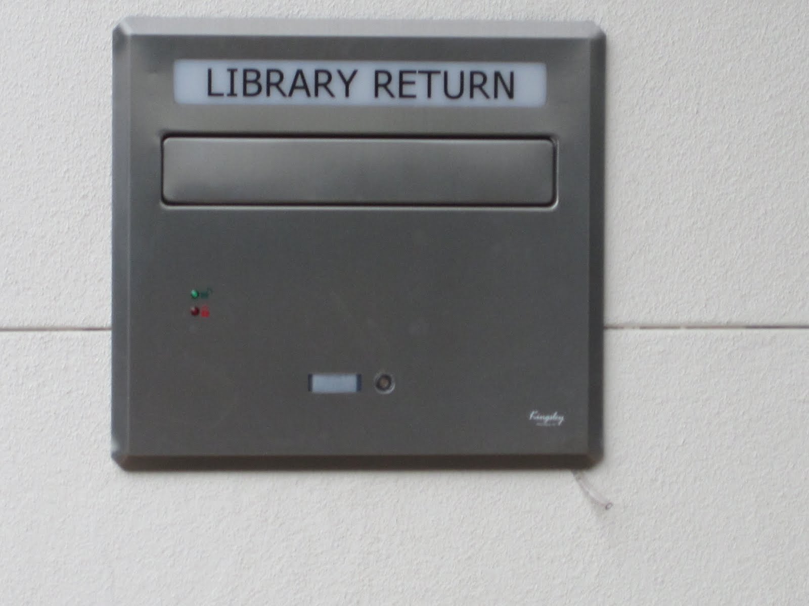 Ortega Branch Library: Your New Book Drop (So much closer to the street ...
