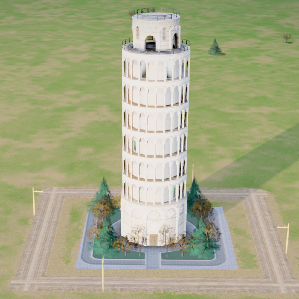 The Sim City Planning Guide: SimCity Landmark Dimension Guide