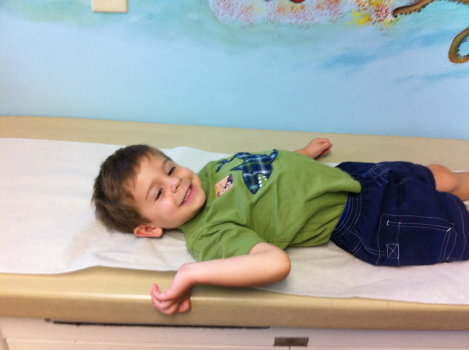 The Coats' Spot: Isaac 3 year old doctor visit
