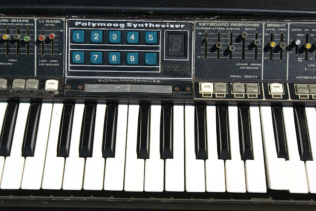 MATRIXSYNTH: Moog Polymoog Keyboard Synthesizer 203a Prototype Museum Piece