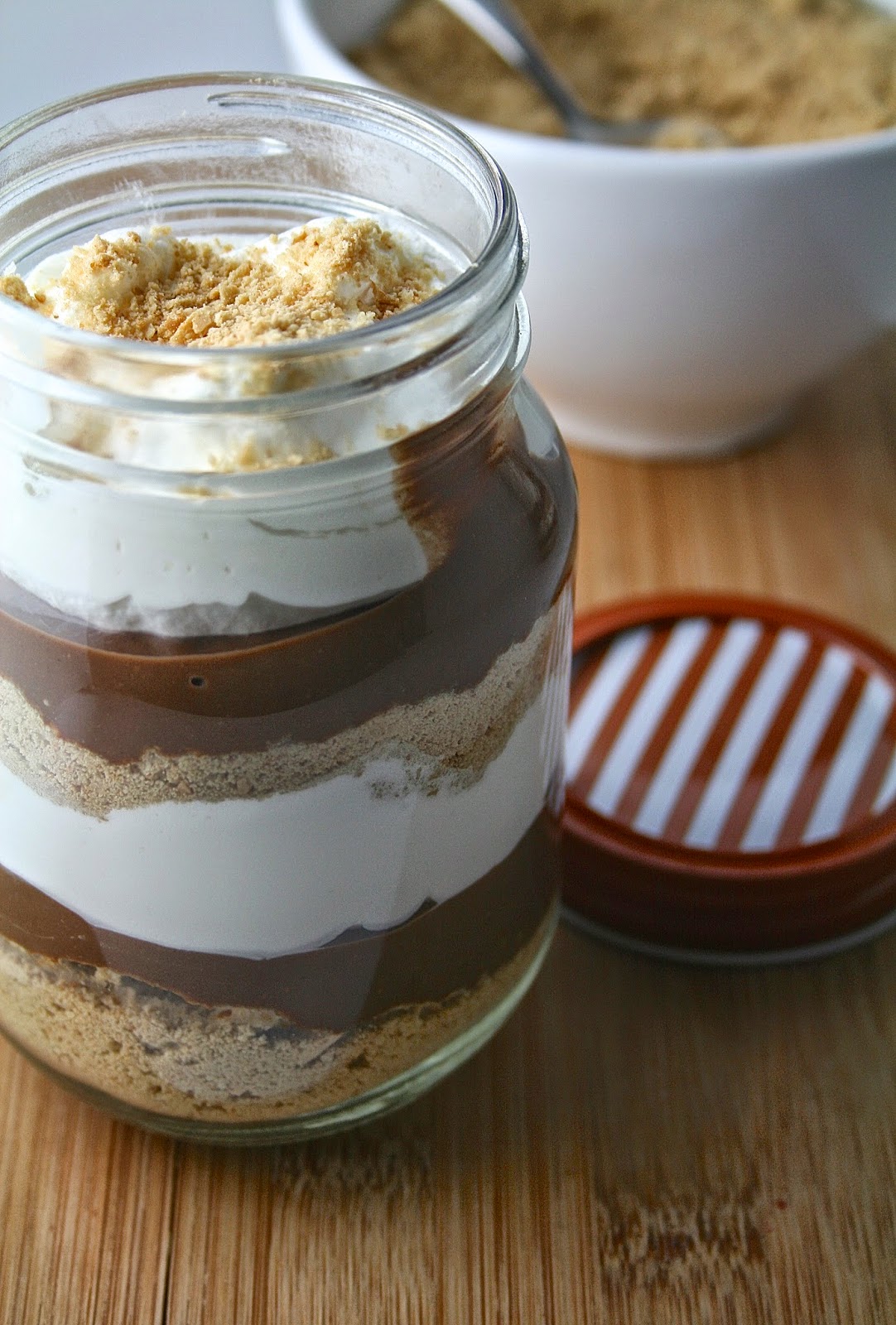 Oregon Transplant: Chocolate Graham Pudding Parfaits