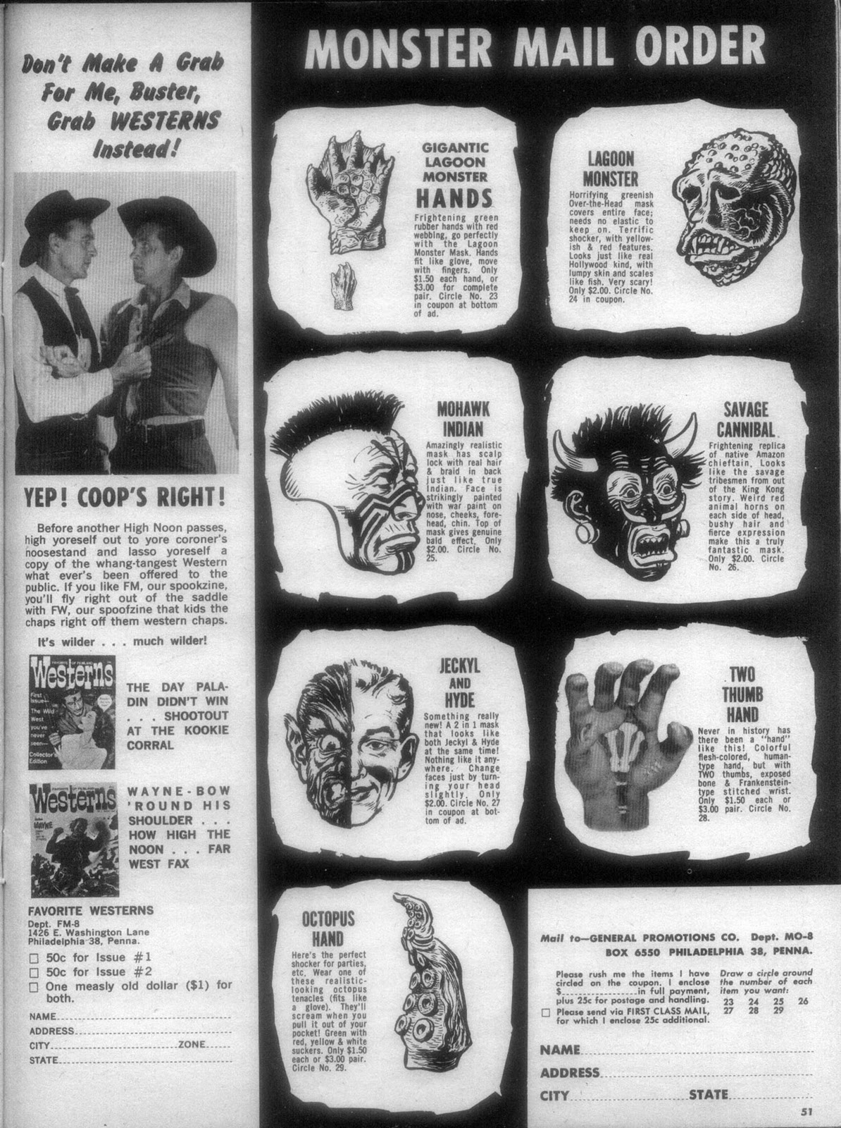 The Masks of Famous Monsters - Issues # 6-8 | Blood Curdling Blog of ...