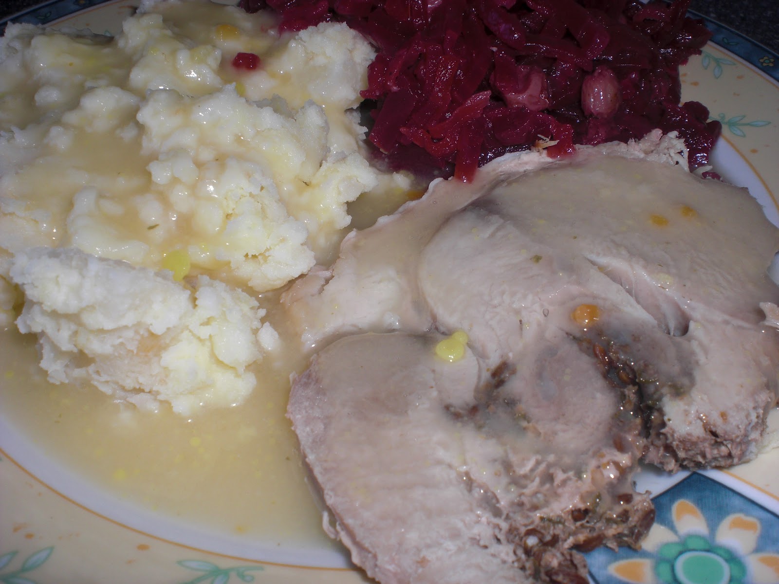 Maža, raudona virtuvėlė: Ilgai keptas kiaulienos kumpis