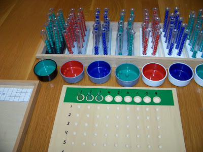 George Family - Montessori At Home: Montessori Long Division (aka Test ...