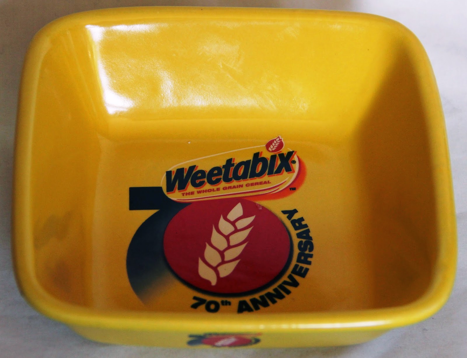 Curio Gifts: Vintage 70th Anniversary Weetabix Square Bowl