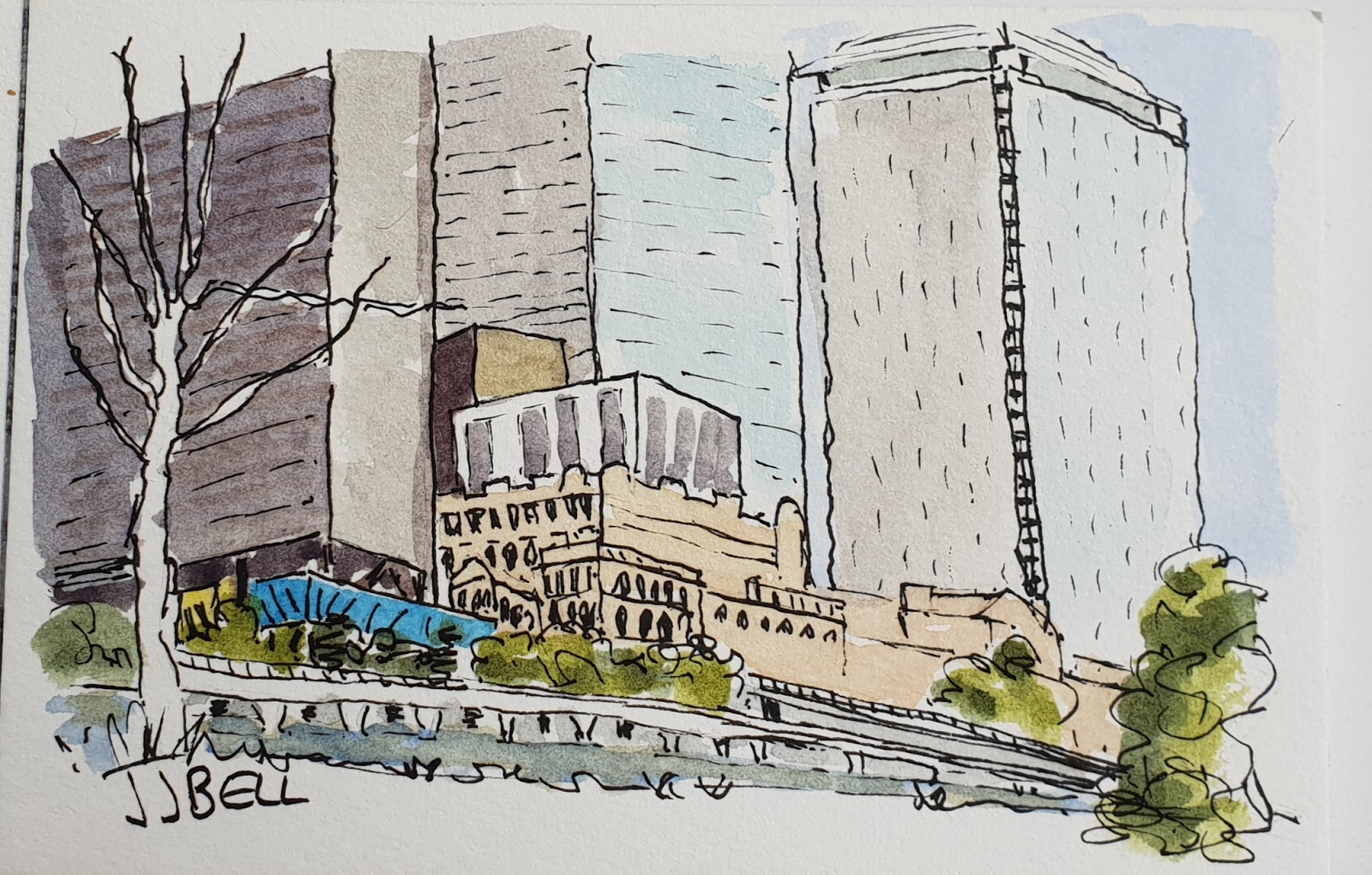 Judy-Joy Bell's URBAN SKETCHES