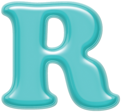 Abecedario en Celeste. Light Blue Abc. - Oh my Alfabetos!