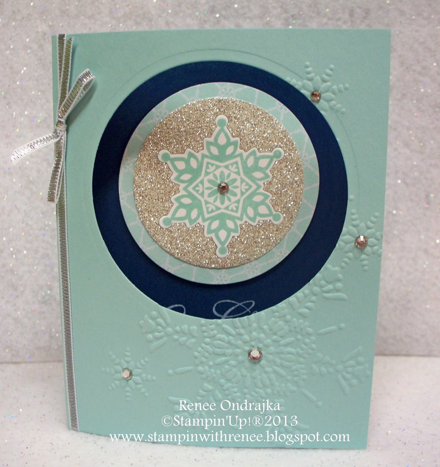 Renee's Rubber Stampin' Ramblings: Snowflake Window Card