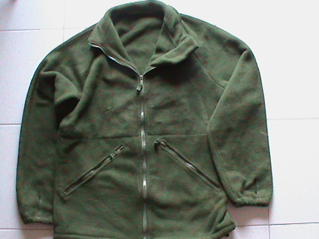 beijingbikes: British Army fleece jacket or Liner, Green Thermal