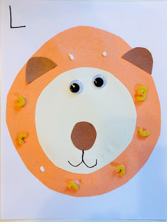 Letter L: Lion Craft, Feed the Lion (Day 5)