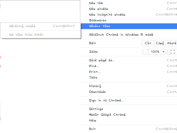 Bagian Bagian Google Chrome