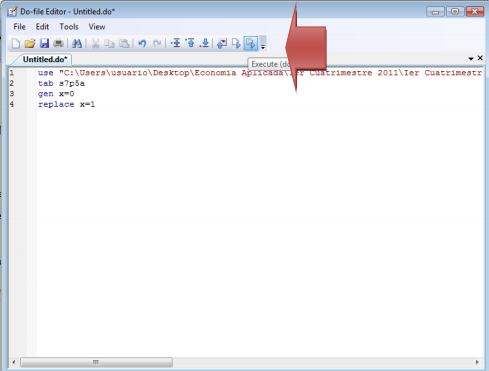 Software Stata BIOS 2015 : Do file