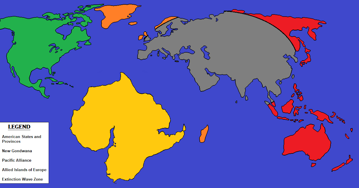 Graven: Lore : Earth Political Map as of 2040