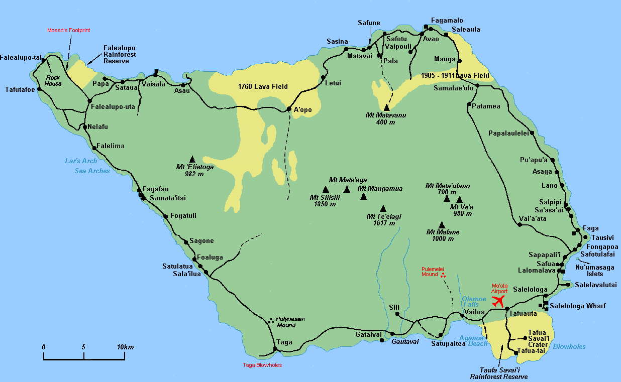 MAPS OF SAMOA