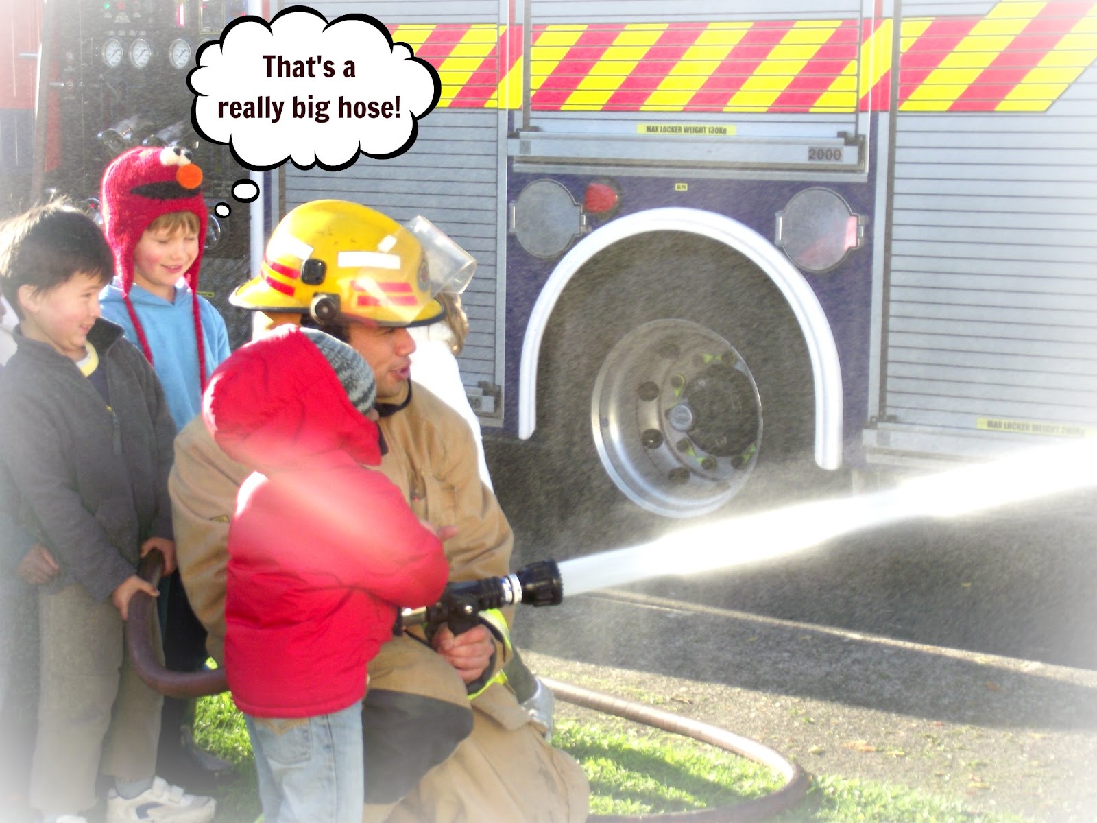 Great Fun etc: Elmo and the Firetruck