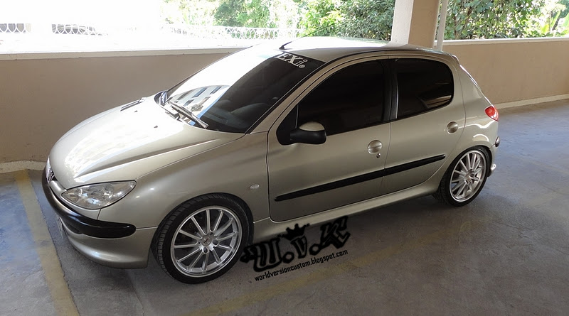 New Car: Peugeot 206 Rebaixado + Rodas aro 17"