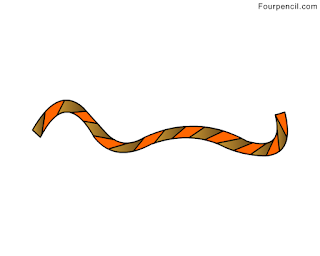 FourPencil: How to draw a Rope for kids - step by step