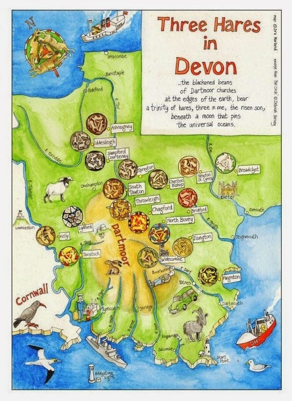 Deborah Harvey : The Red Dress of Poetry ...: A Three Hares Pilgrimage