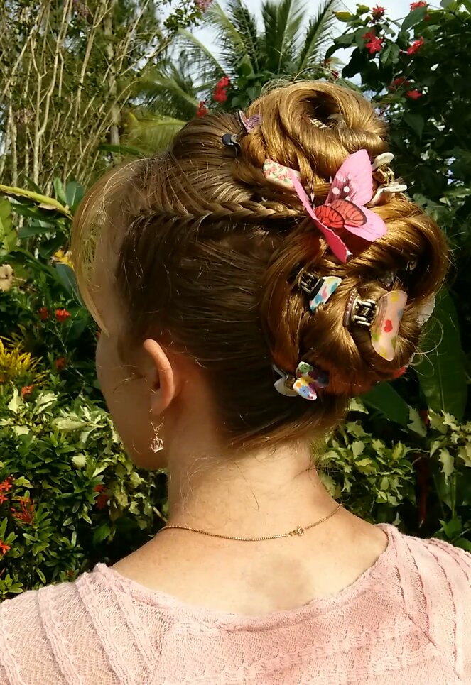 Braids & Hairstyles for Super Long Hair: Butterfly Updo