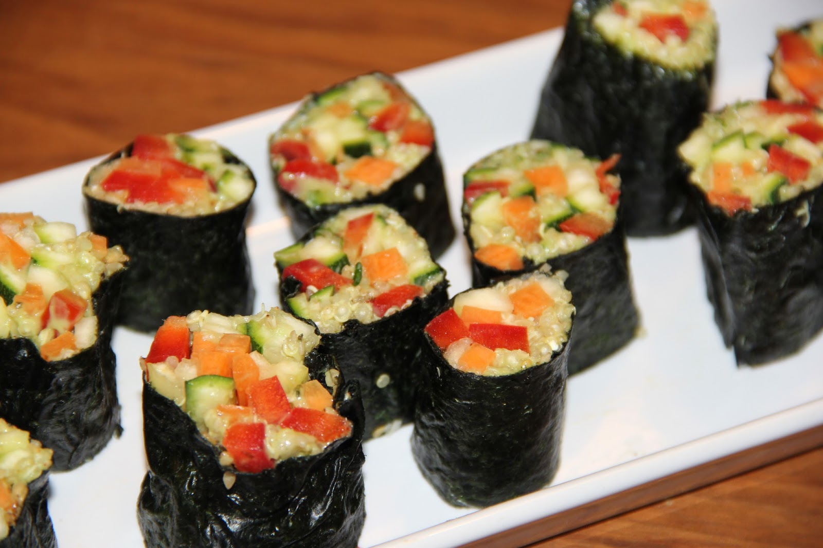 Eat Me Healthy: Sushi végétarien aux quinoa