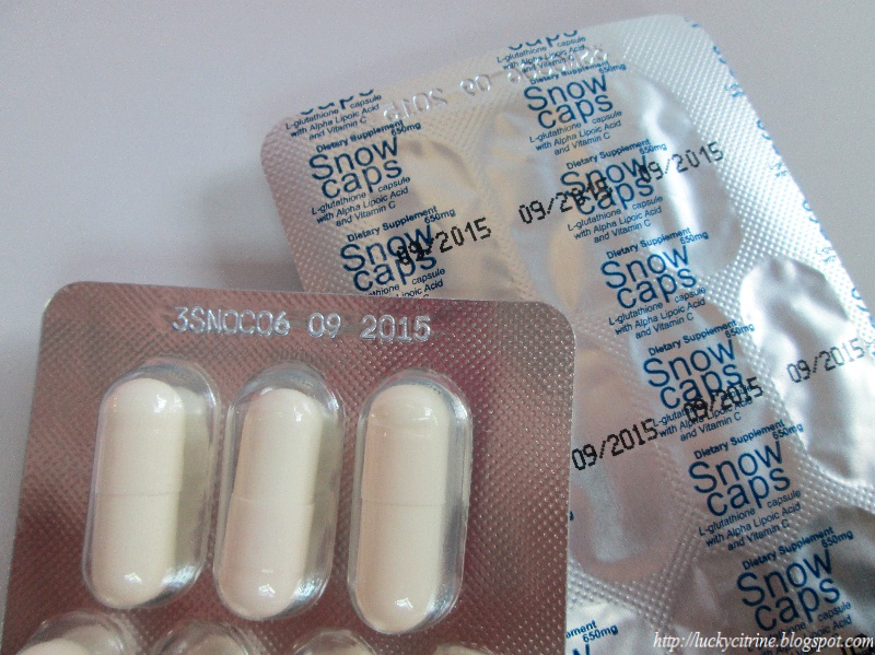 Lucky Citrine: SnowCaps L-Glutathione Capsule