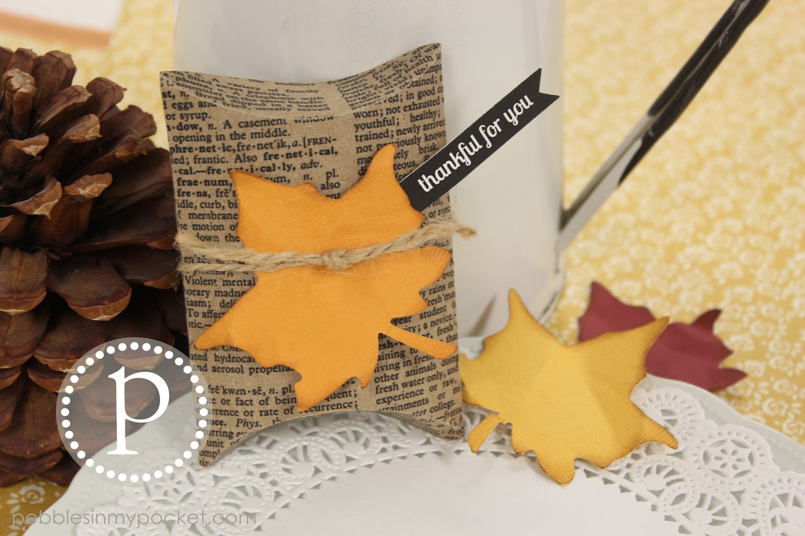 Pebbles In My Pocket Blog: Perfect Fall Packaging : Pillow Boxes
