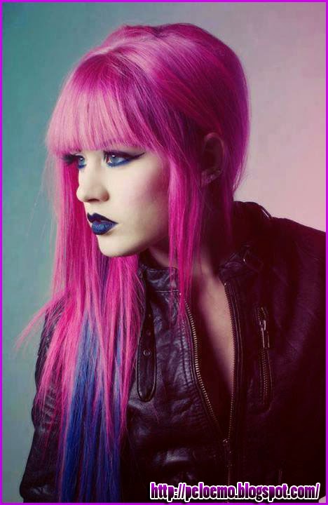 Pelo Emo: Pelo Morado | Emo Agosto 2014
