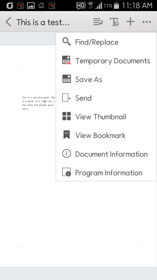 Using Naver Office on Android to open/edit/convert Hangul (.hwp) files