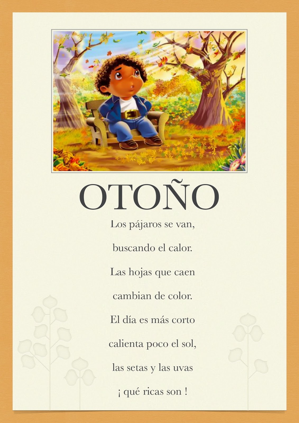 PRIMER CICLO COLEGIO QUERCUS: ¡Ya llega el otoño! (1º de primaria)