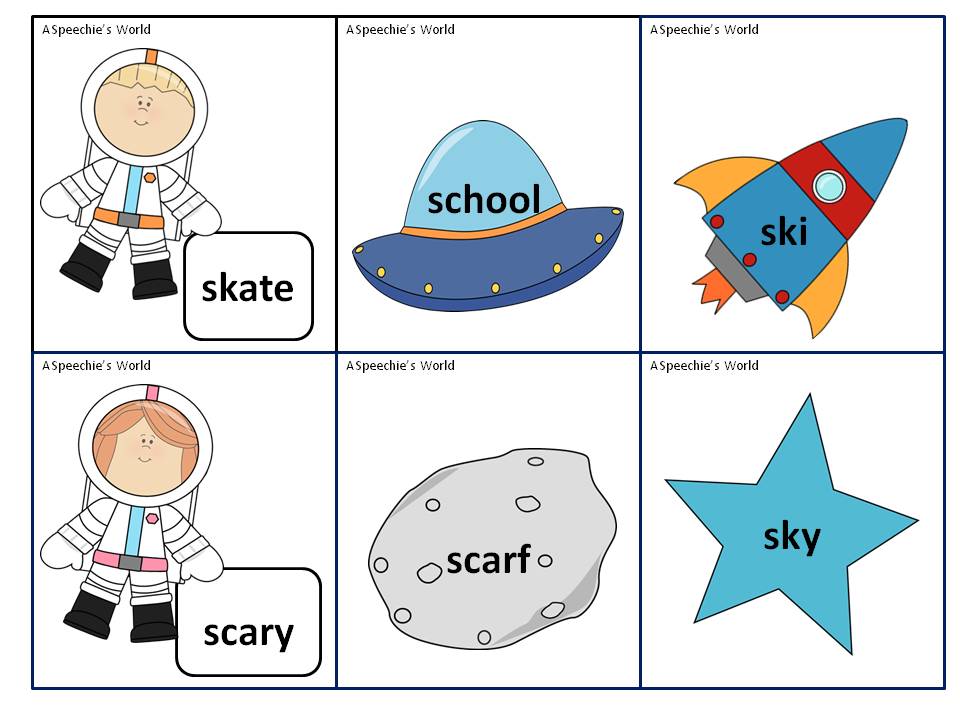 A Speechie's World: Spacey S Blends