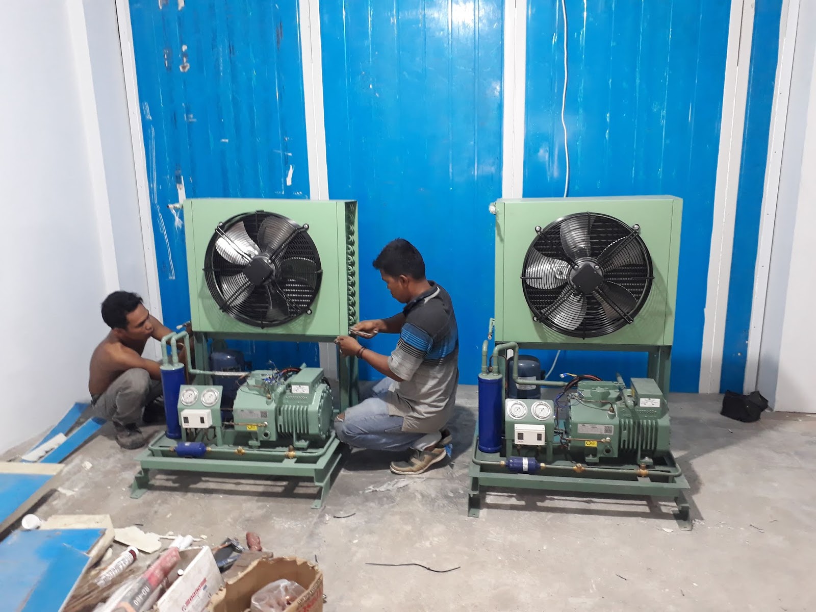Service Chiller, Cold Storage, Cold Room, AC Padang: Pemasangan Cold ...