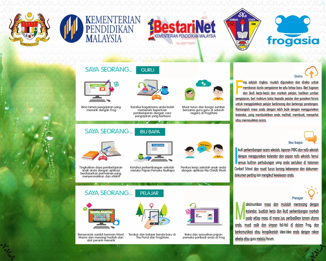 Wallpaper Frog VLE SKGU 2014 - SK GOMBAK UTARA