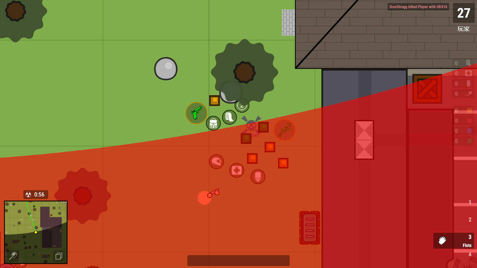 Fun薯瘋: 【Surviv.io】大逃殺射擊遊戲 - 吃雞攻略篇！