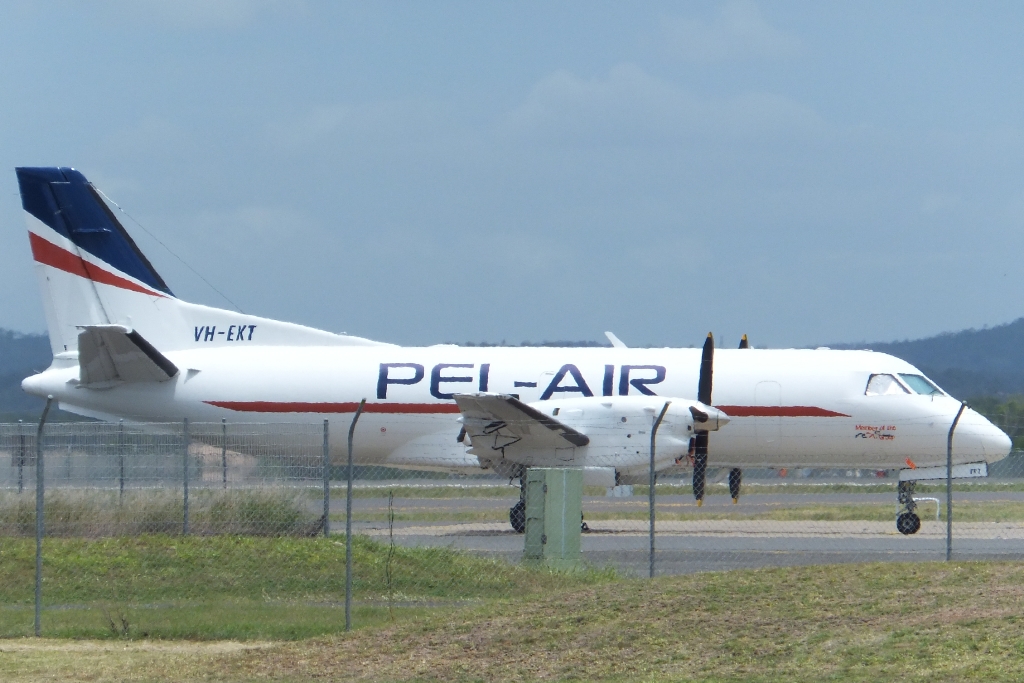Central Queensland Plane Spotting: Pel-Air SAAB 340 Freighter VH-EKT ...