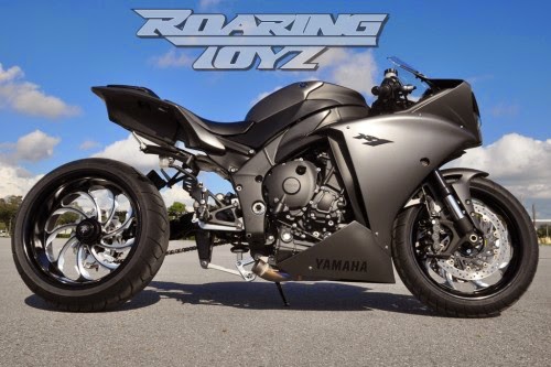 See Best Style: Custom 2013 Raven R1 with 240 Single Sided Swingarm
