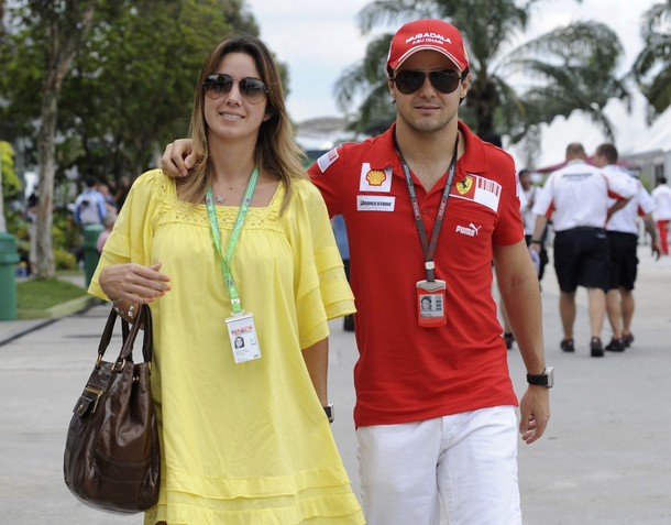 Felipe Massa and Wife Anna Rafaela Bassi | All Sports Players