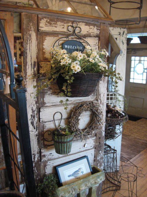 Old Doors as Displays and Room Dividers - Booth Crush