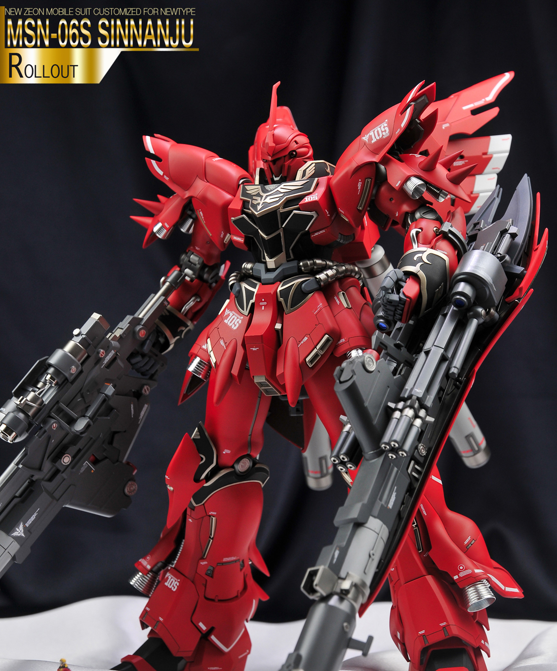 Custom Build: MG 1/100 MSN-04S Sinanju OVA ver. "Detailed"