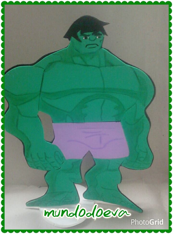 Mundo do Eva : HULK PERSONAGEM EM E.V.A PARA FESTA