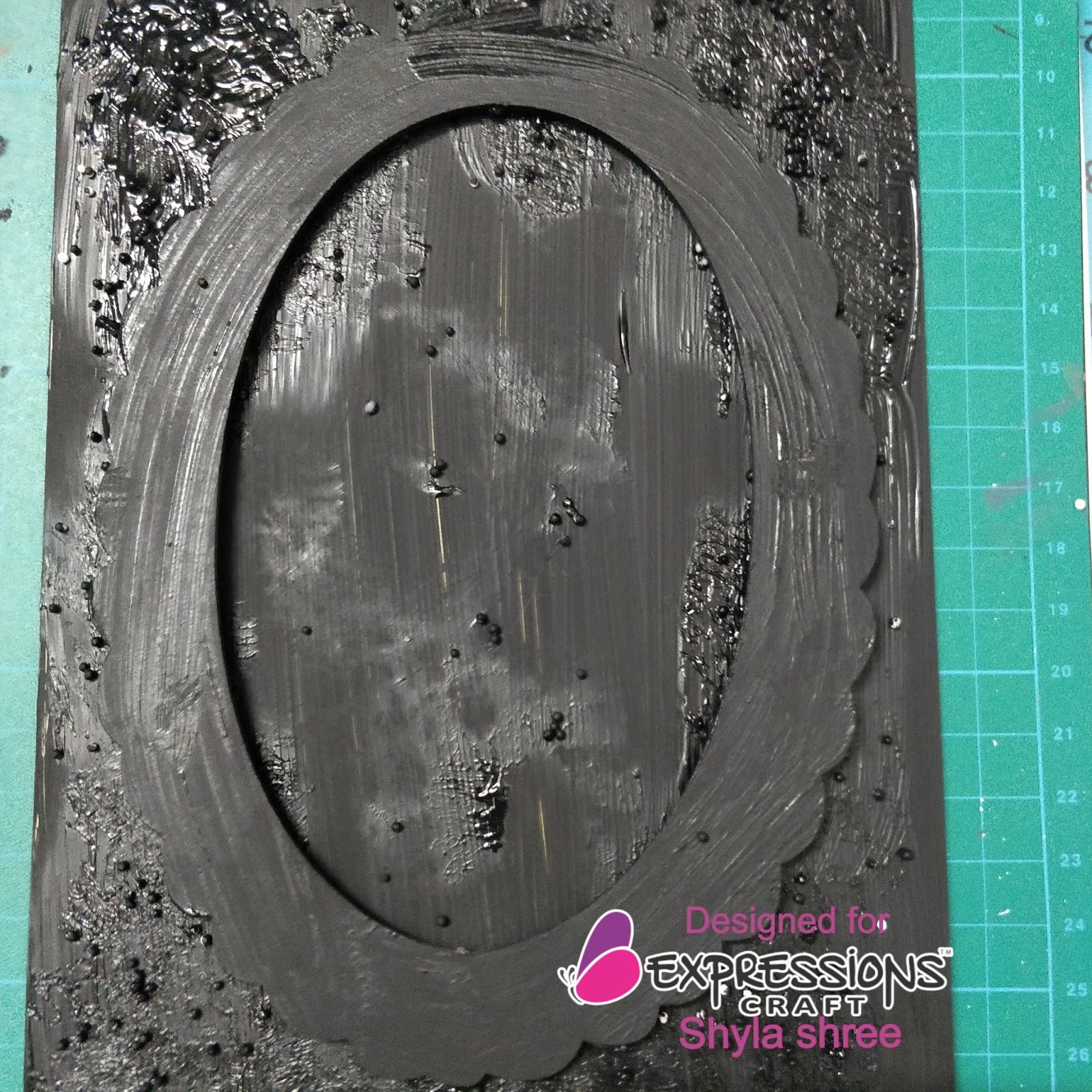 Adhiraacreations: Mixed media frame tutorial